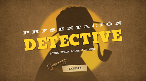 Presentación detective | Plantillas de Genially